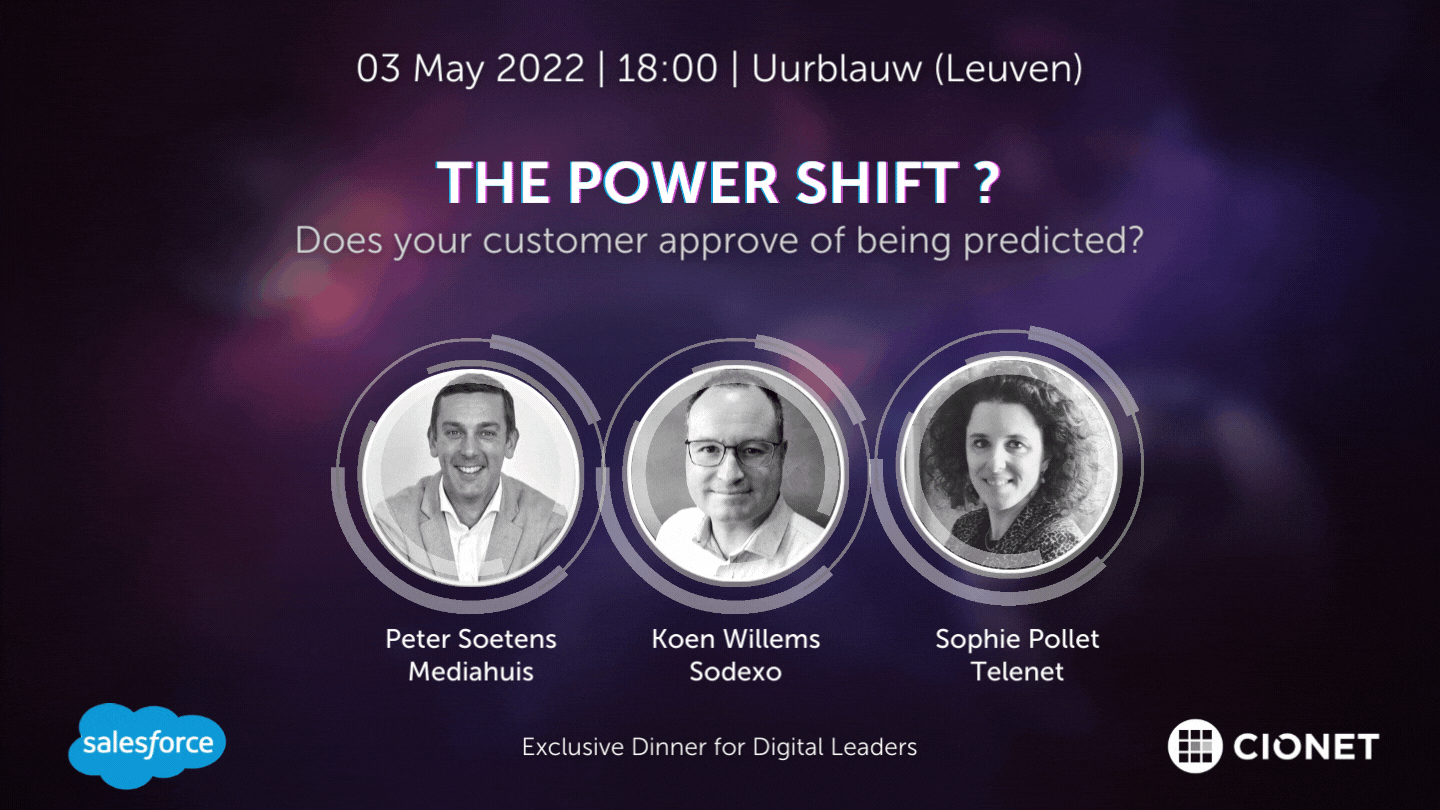 Customer intimacy vs customer sovereignty - CIONET Dinner