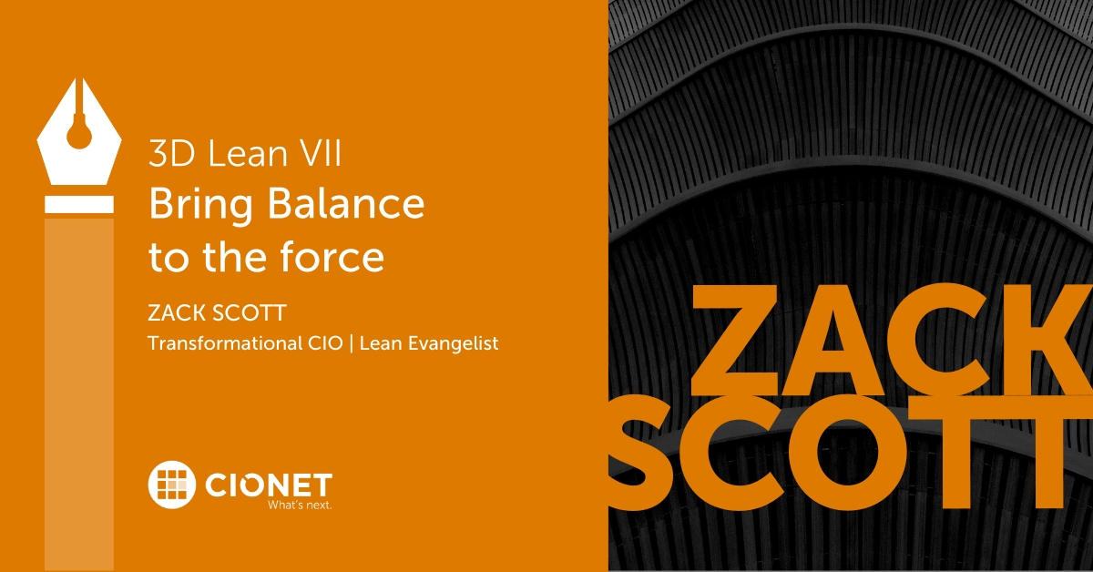 3D Lean VII – Bring Balance to the Force