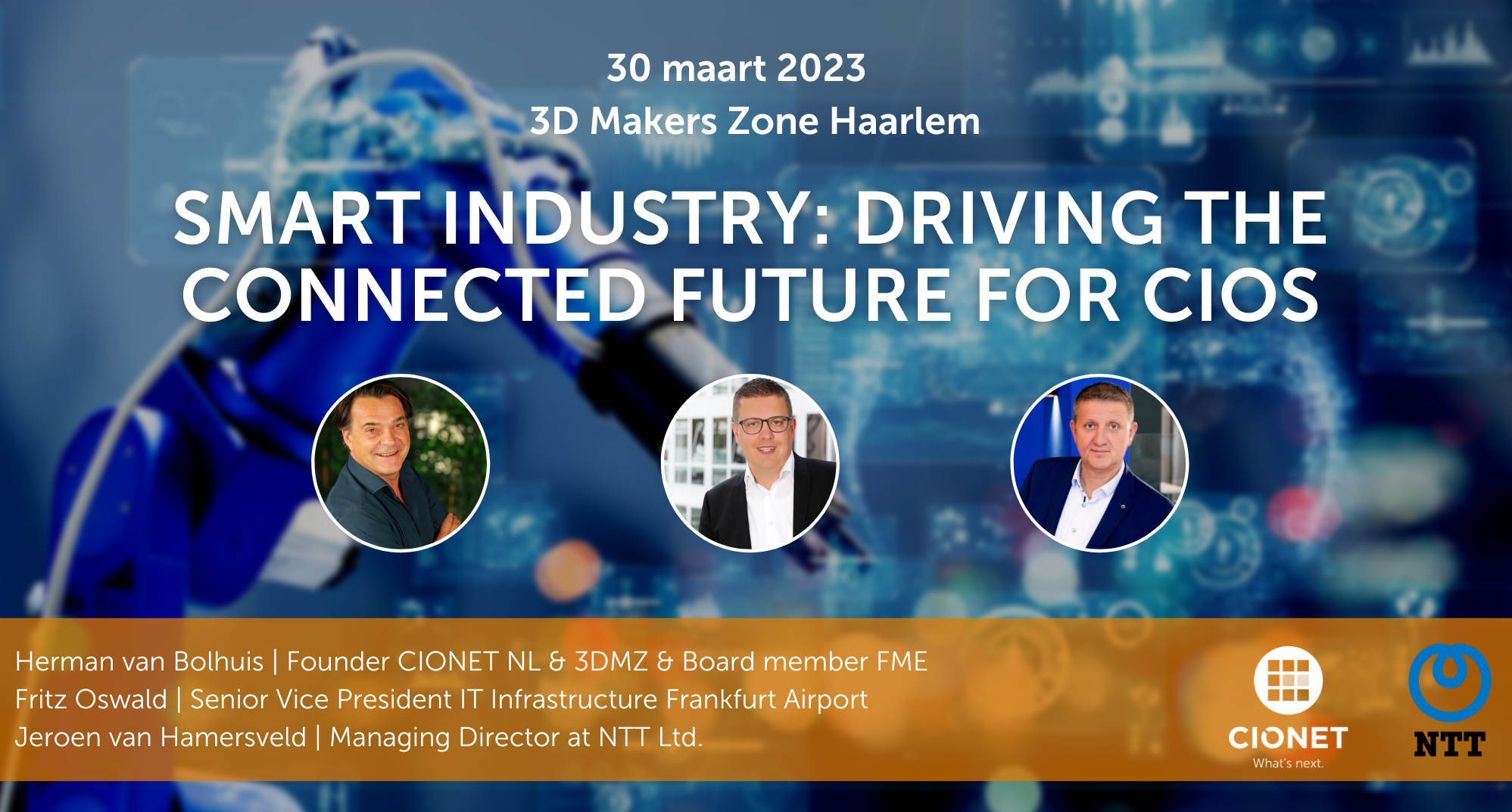 Aftermovie CIONET Smart Industry: Driving the Connected Future for CIOs