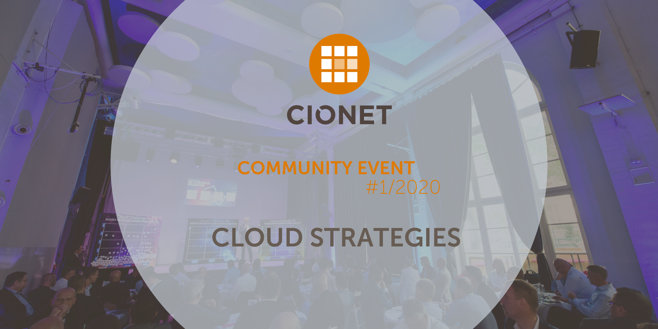 CIONET Polska Community Event #1/2020: CLOUD STRATEGIES