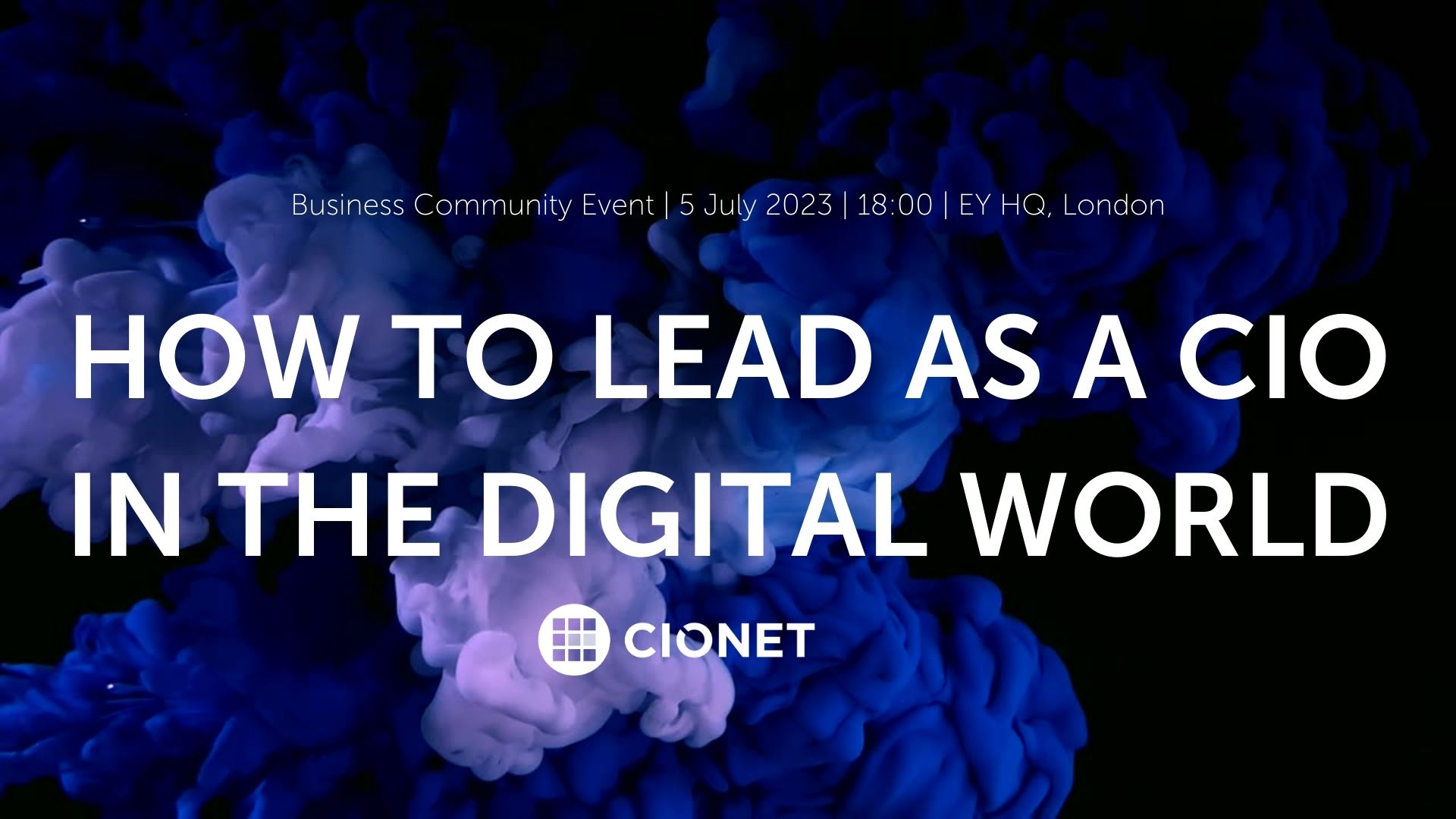 CIONET Events Overview